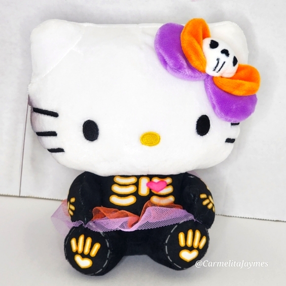 Sanrio | Toys | Hello Kitty Skeleton Hello Kitty Plush Halloween 224 ...